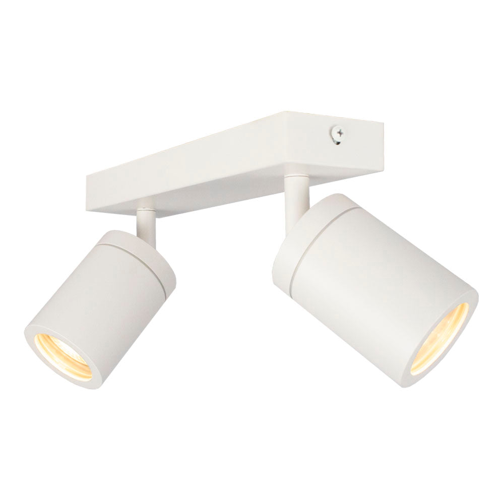 Badkamer plafondspot | dubbel | Wit | IP44 | GU10 fitting Kopen ...