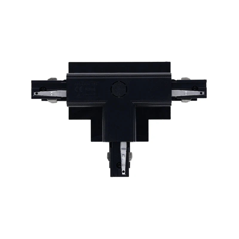 3 Fase Rails |T-vorm connector | Inbouw | Zwart | RIGHT-2 – LedLoket BE