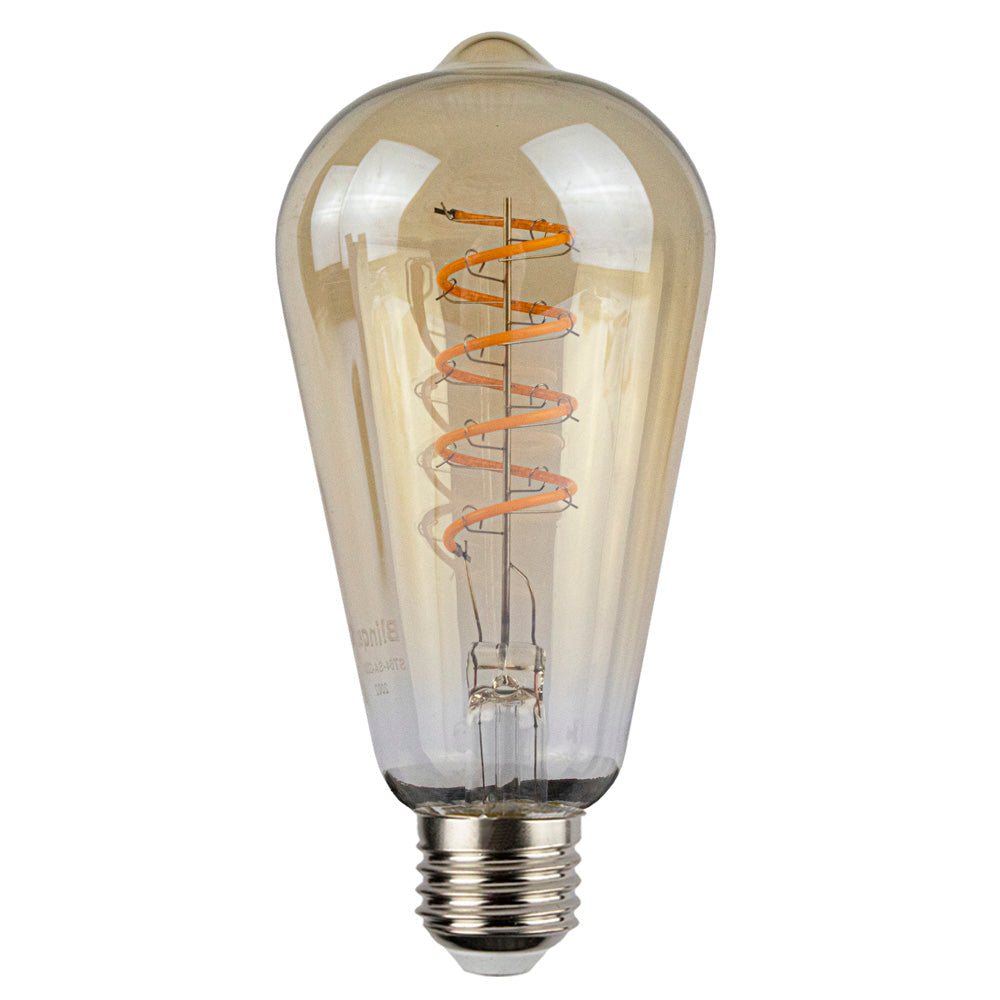 Led Filament Edsison Lamp Amber | 64Mm | Dimbaar | 2200K | 4 Watt ...